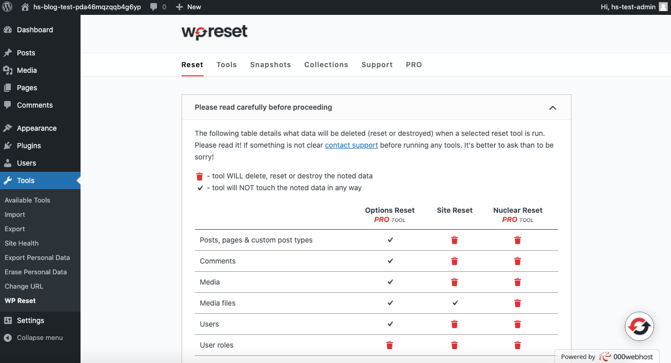 How to Reset a WordPress Site With or Without a Plugin